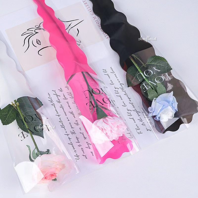(50PCS) SINGLE K DESIGN Flower Wrapping Paper Flower Paper Wrapping ...