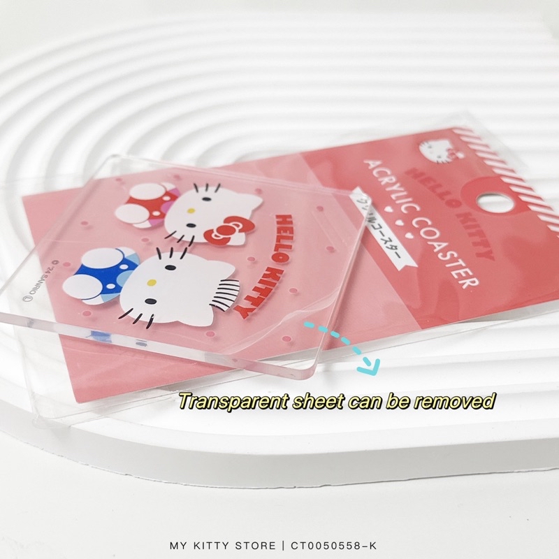 Sanrio Japan Hello Kitty My Melody Kuromi Acrylic Coaster Cinnamoroll ...