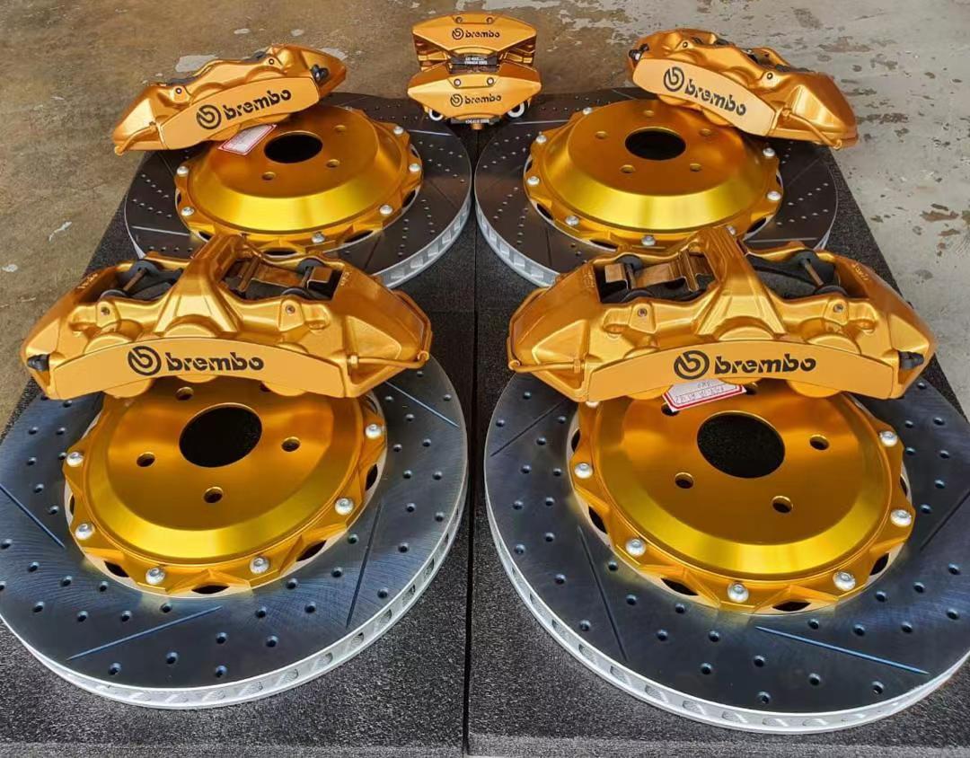 Brembo 18z 6pot Full Set Depan Belakang Vellfire Alphard AGH30 Brembo ...