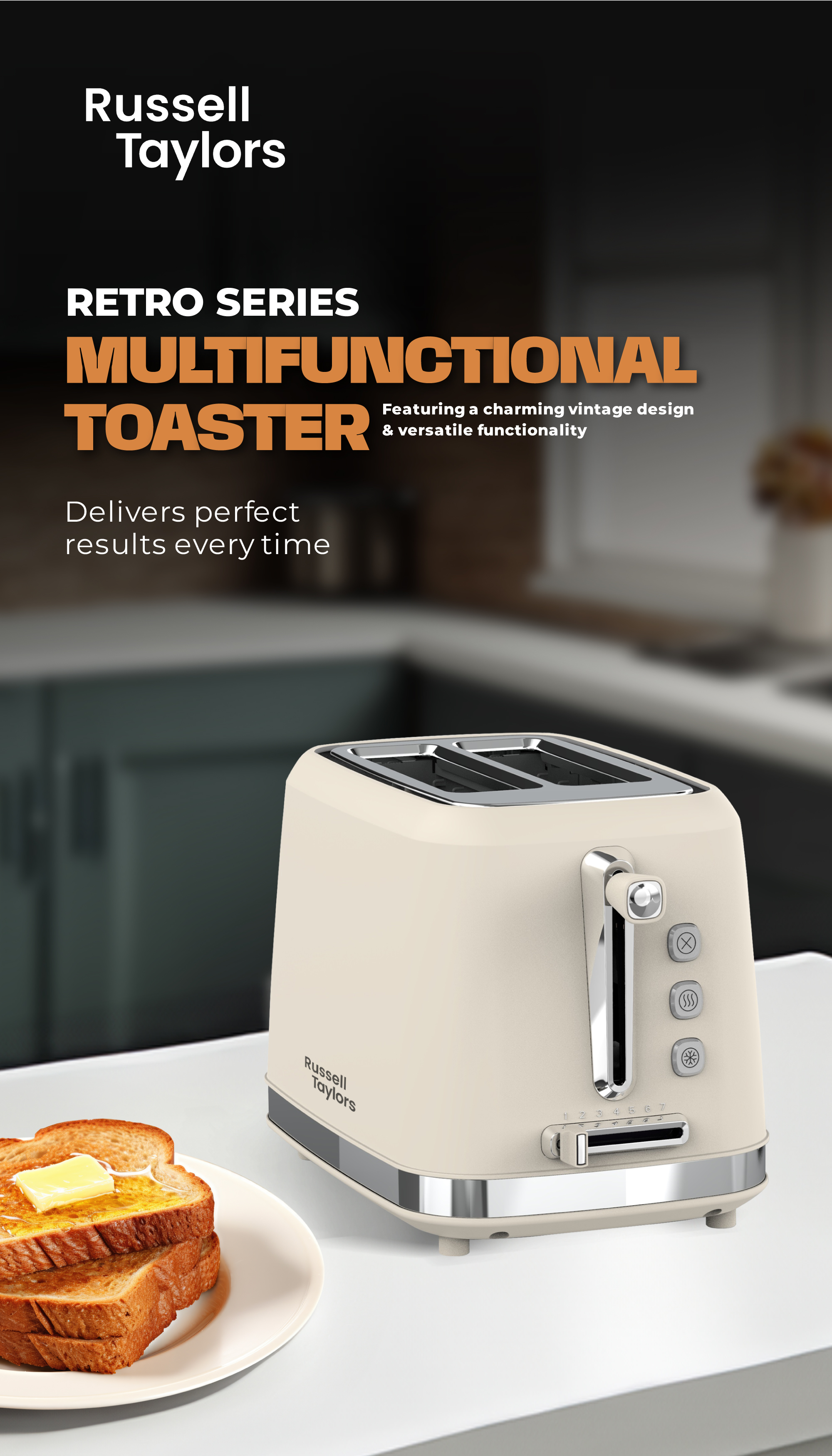 Russell Taylors Retro Toaster RT-10 | Shopee Malaysia