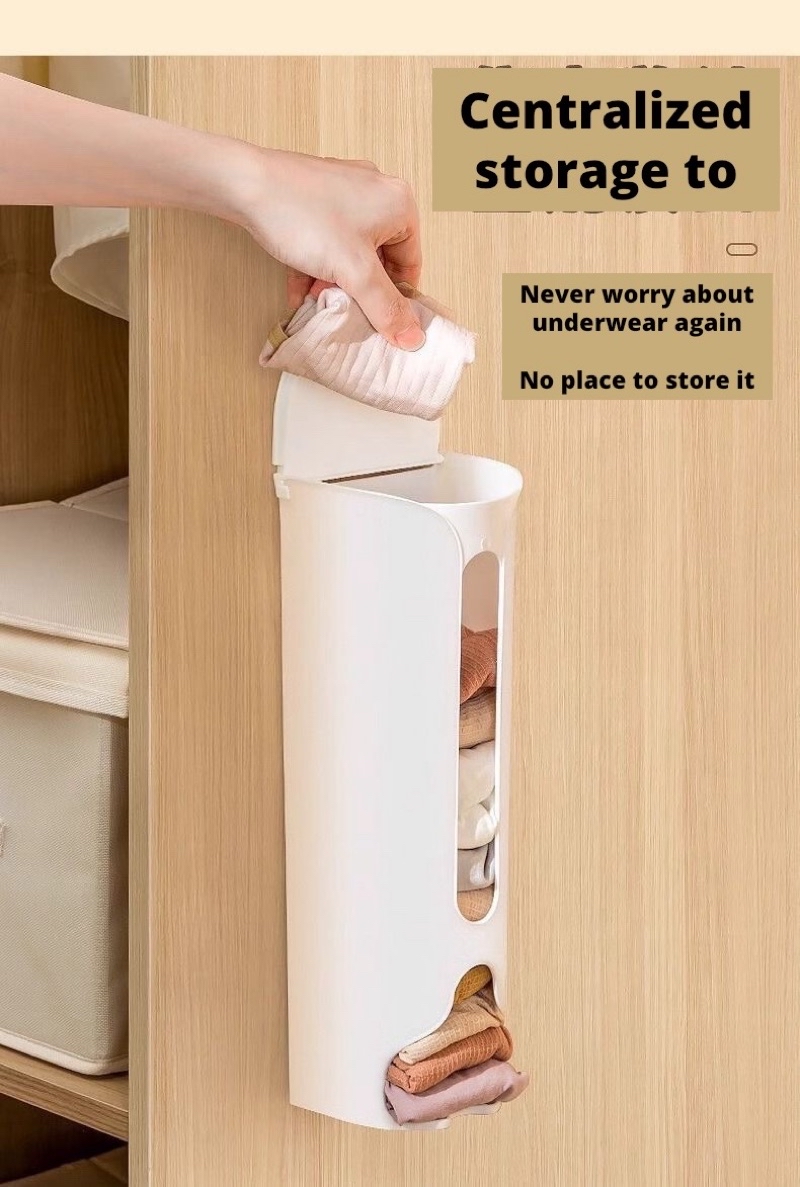 Wall Mounted Plastic Bag Holder OrganizerMultipurpose Storage Dispenser ...