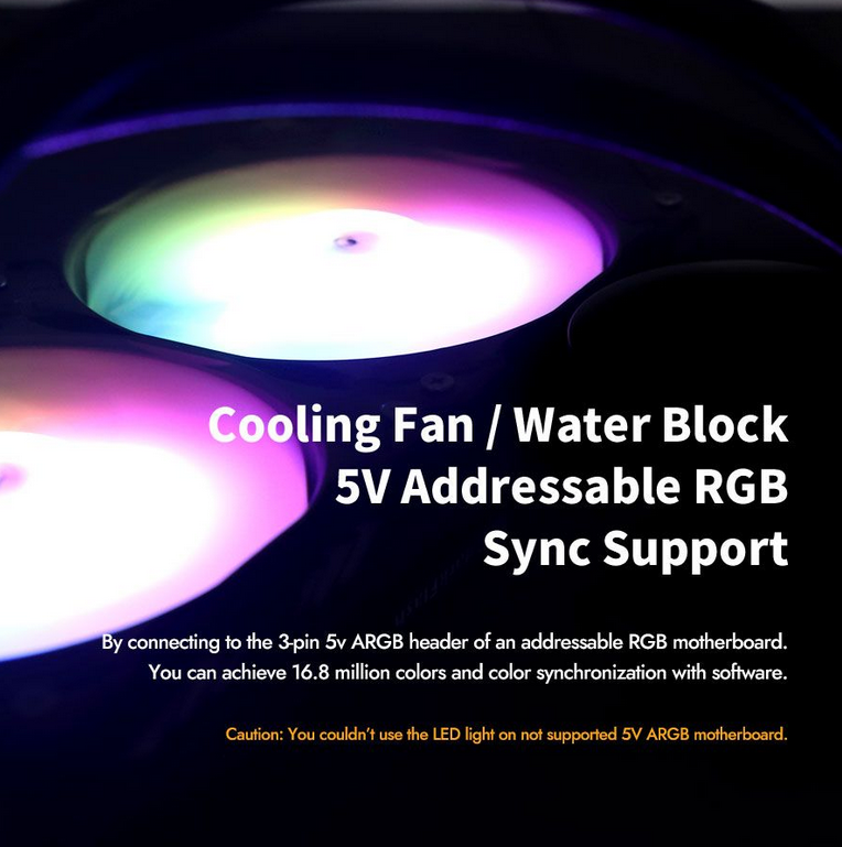 DarkFlash Nebula DN240D 240mm & DN360D 360mm ARGB AIO Liquid Cooler For ...