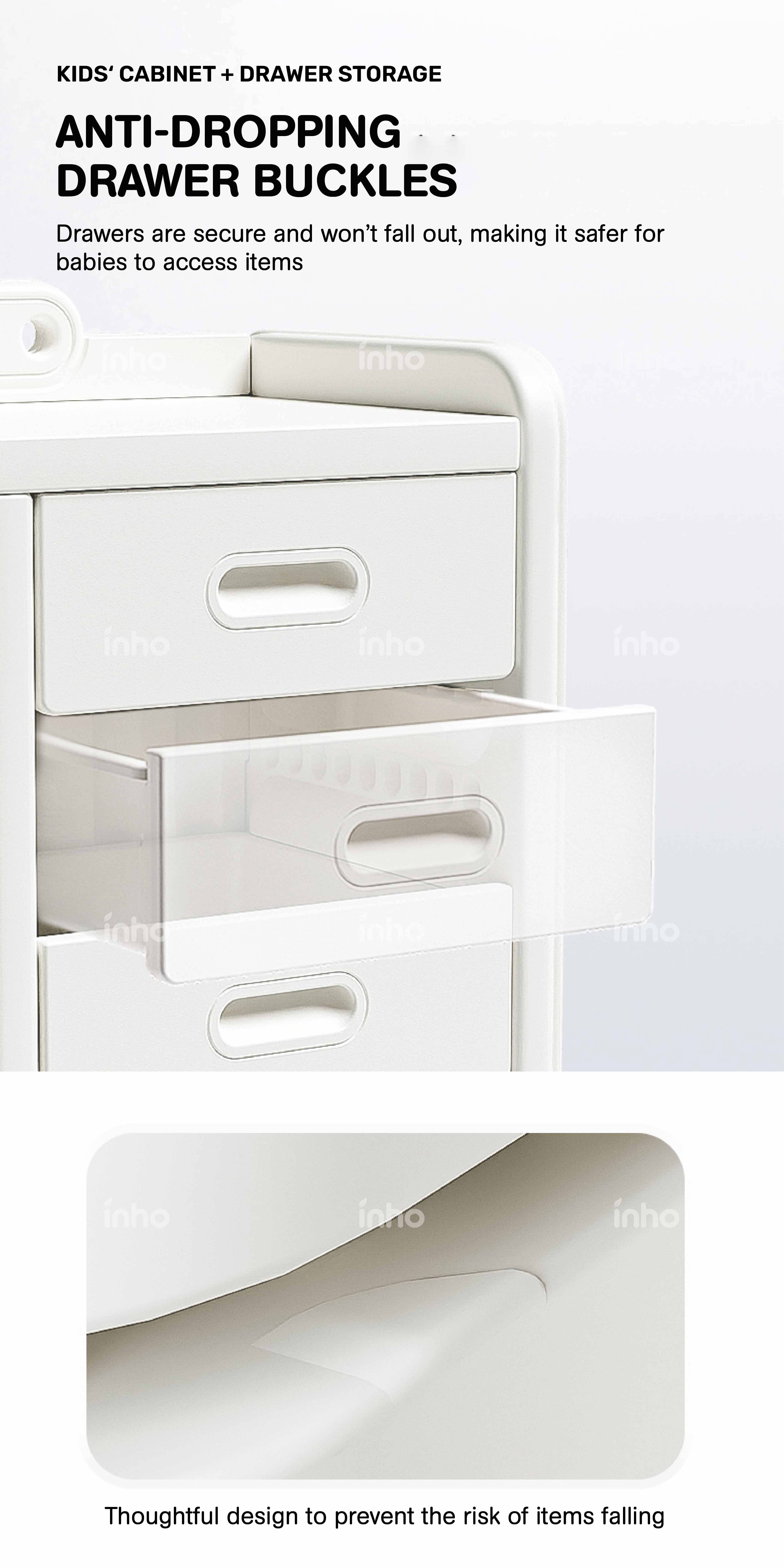 INHO L83-175cm Multifunctional Bedroom Living Room Child Utility ...