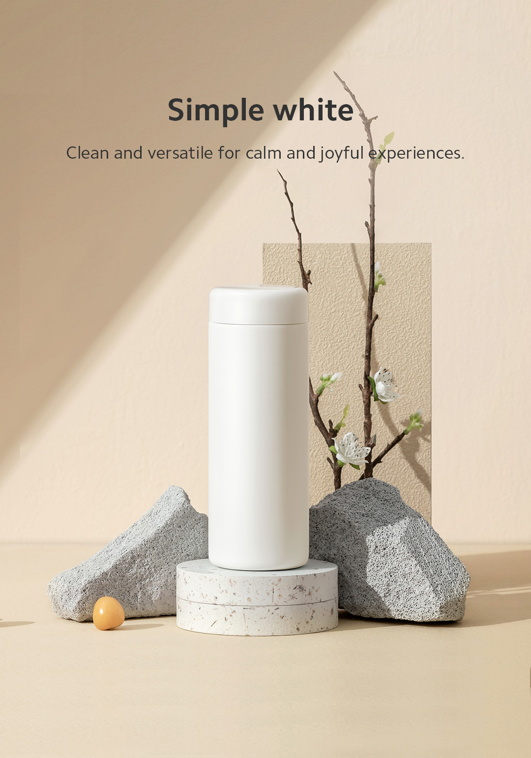 Xiaomi Insulated Water Bottle 350ml volume/6 hours heat preservation ...