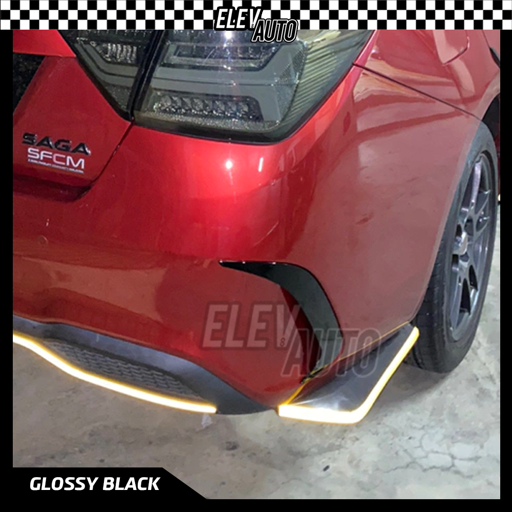 Proton Saga VVT MC2 2021 - 2024 Rear Bumper Canard Side Trim Garnish ...