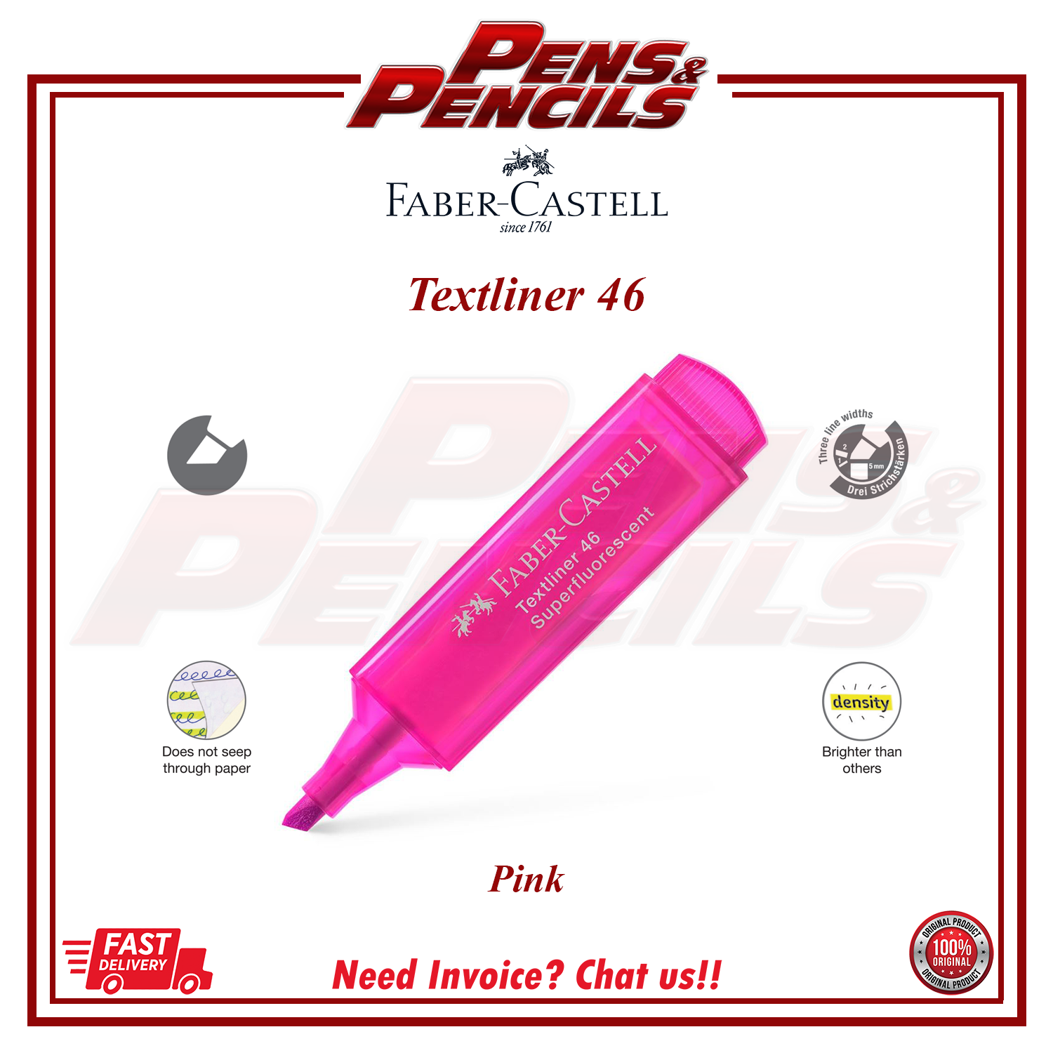 Faber-Castell Textliner 1546 Highlighter Highlight Pen Super ...