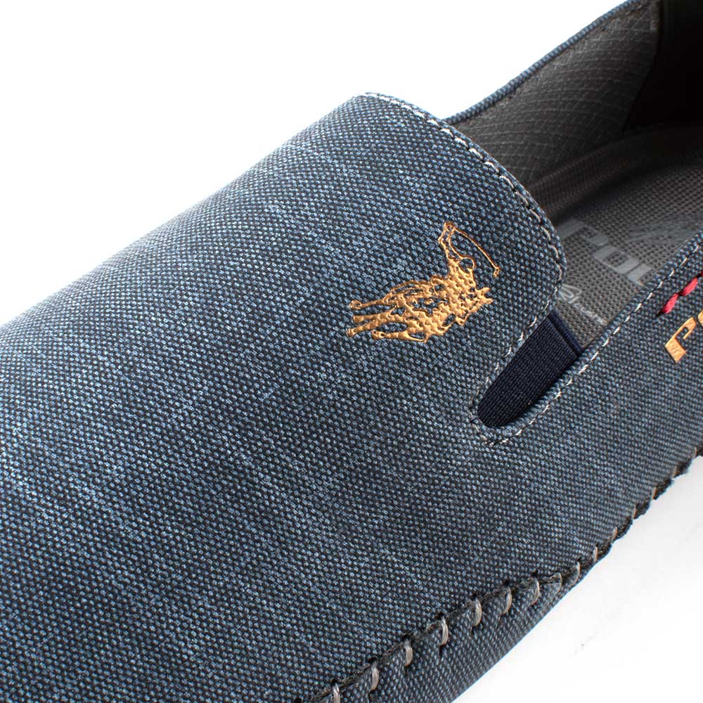 POLO Men's Andrew Moccasin Shoes -B7244-NF1-43P-NAVY | Shopee Malaysia