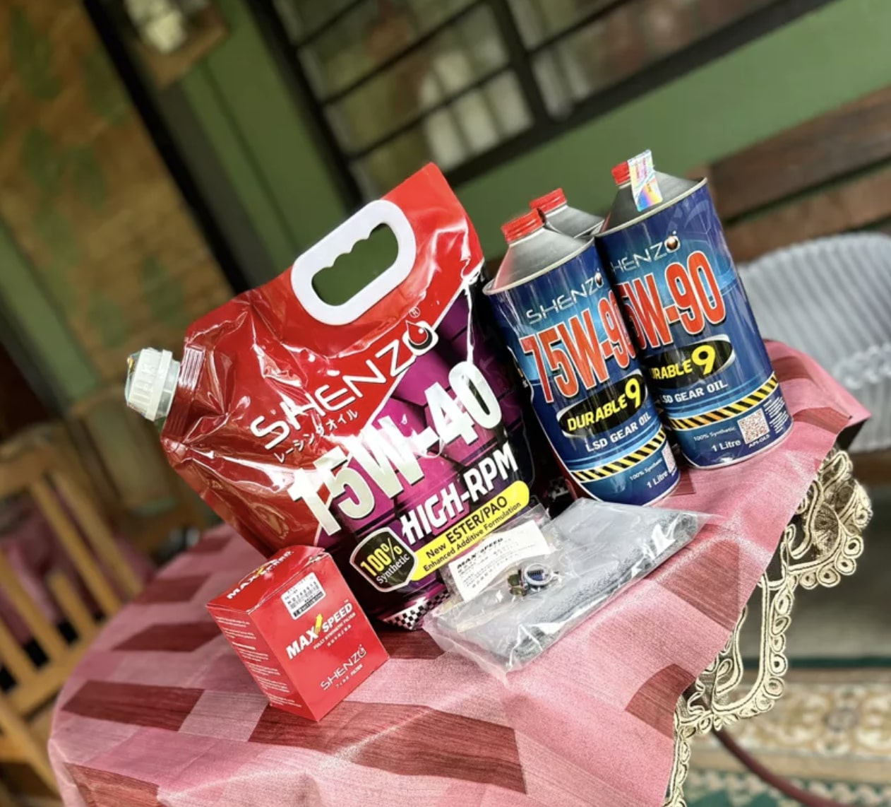 SHENZO RACING OIL 15W40 FULLY SYNTHETIC Engine Oil Made in Japan Shenzo ...