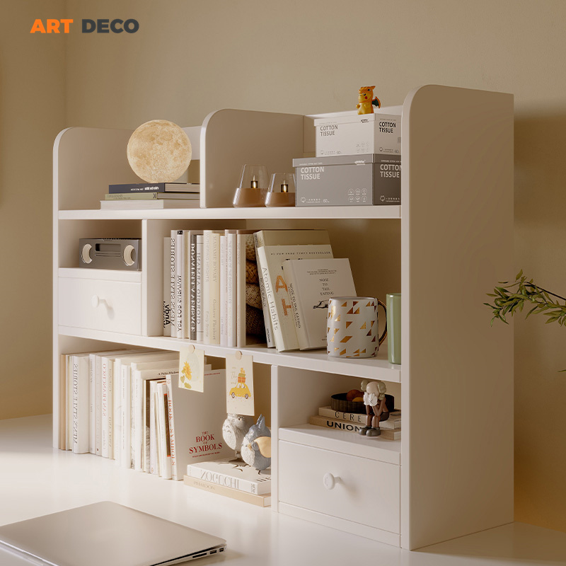 Desk Organizer Book Shelf Desktop Rack Multifunctional Table Top Rack ...