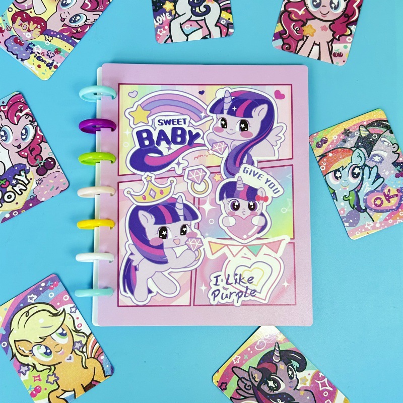 My Little Pony Card Book Album Card Collection Book 80 Cards Cute ...