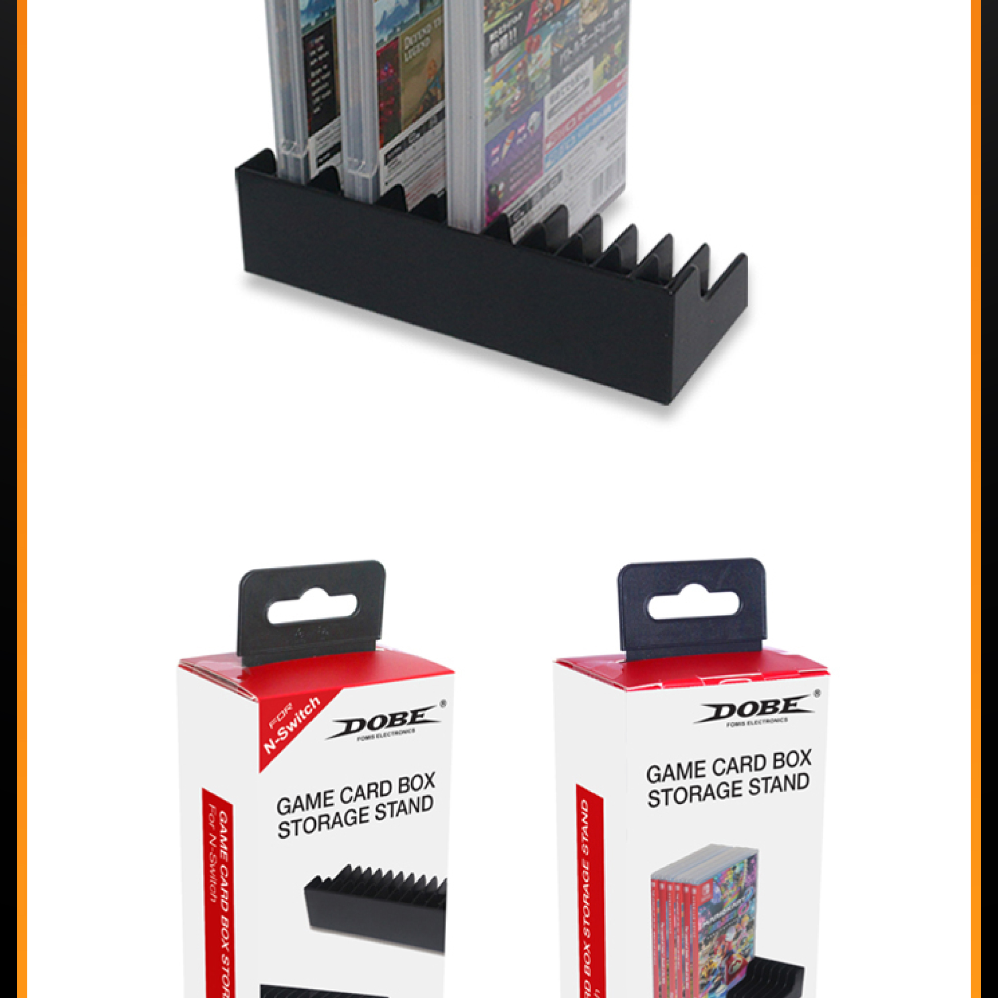 DOBE Nintendo Switch OLED V1 V2 Lite Game Card Disc Case Storage Rack ...