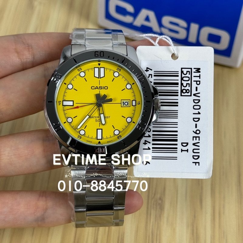 100% ORIGINAL CASIO MEN ANALOG MTP-VD01D-3B / MTP-VD01D-3E1 / MTP-VD01D ...