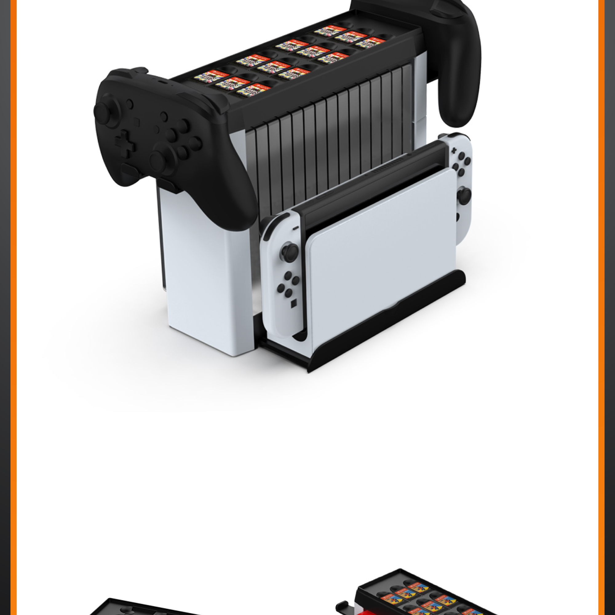 DOBE Nintendo Switch OLED V1V2 Multifunctional Storage Stand Kit Game ...