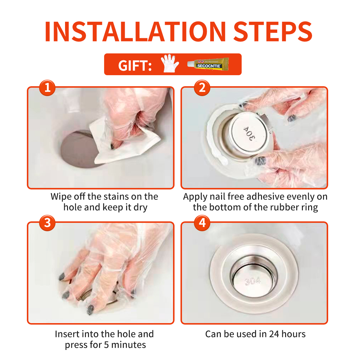 Floor Trap Anti Smell Toilet Hole Cover 304 Stainless Steel Toilet ...