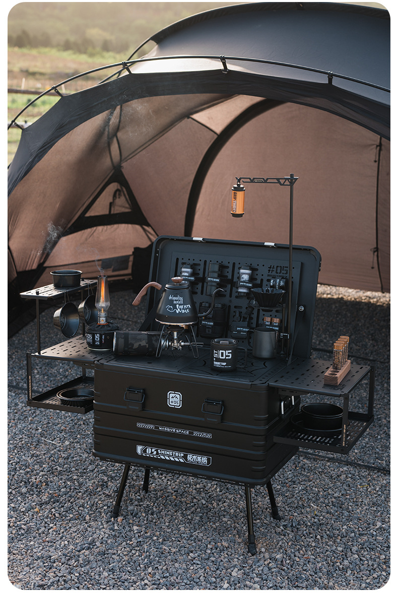 Shinetrip Aluminium Box Set Expandable IGT Storage Box 44L 72L Tactical ...