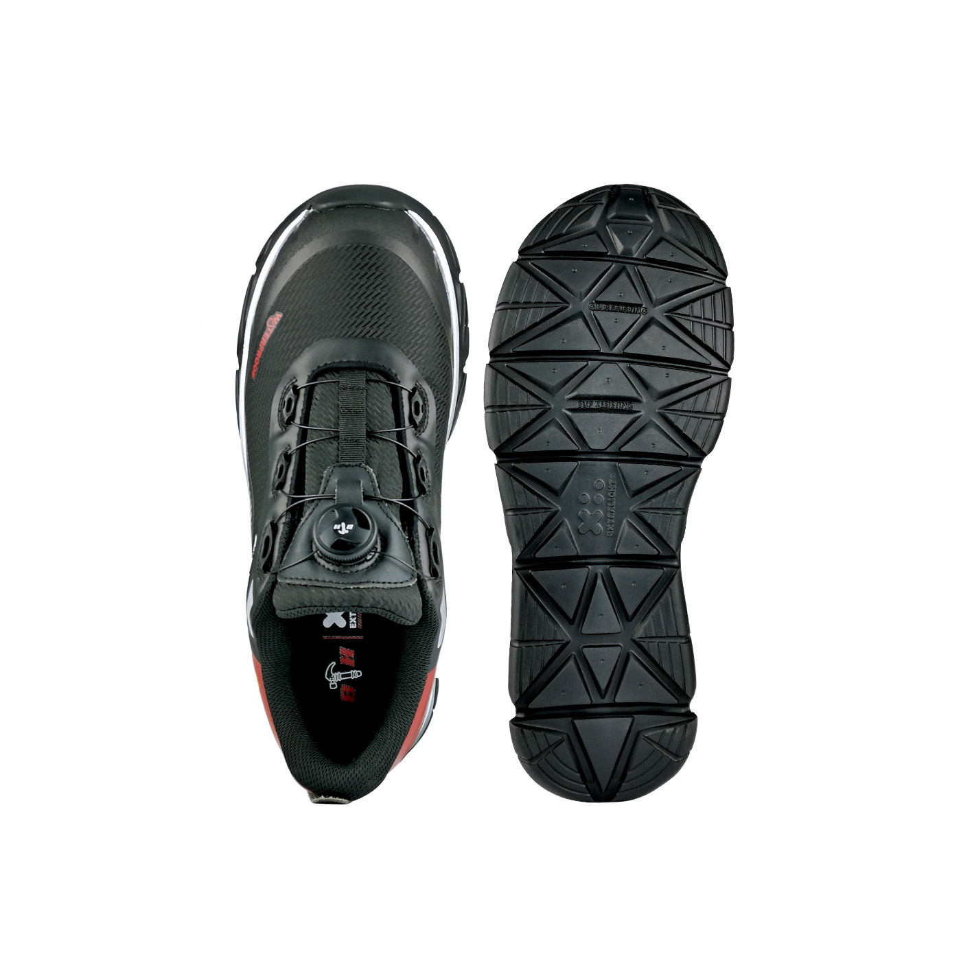 Black Hammer Pro Series Men Low Cut Waterproof ESD Extralight Safety ...