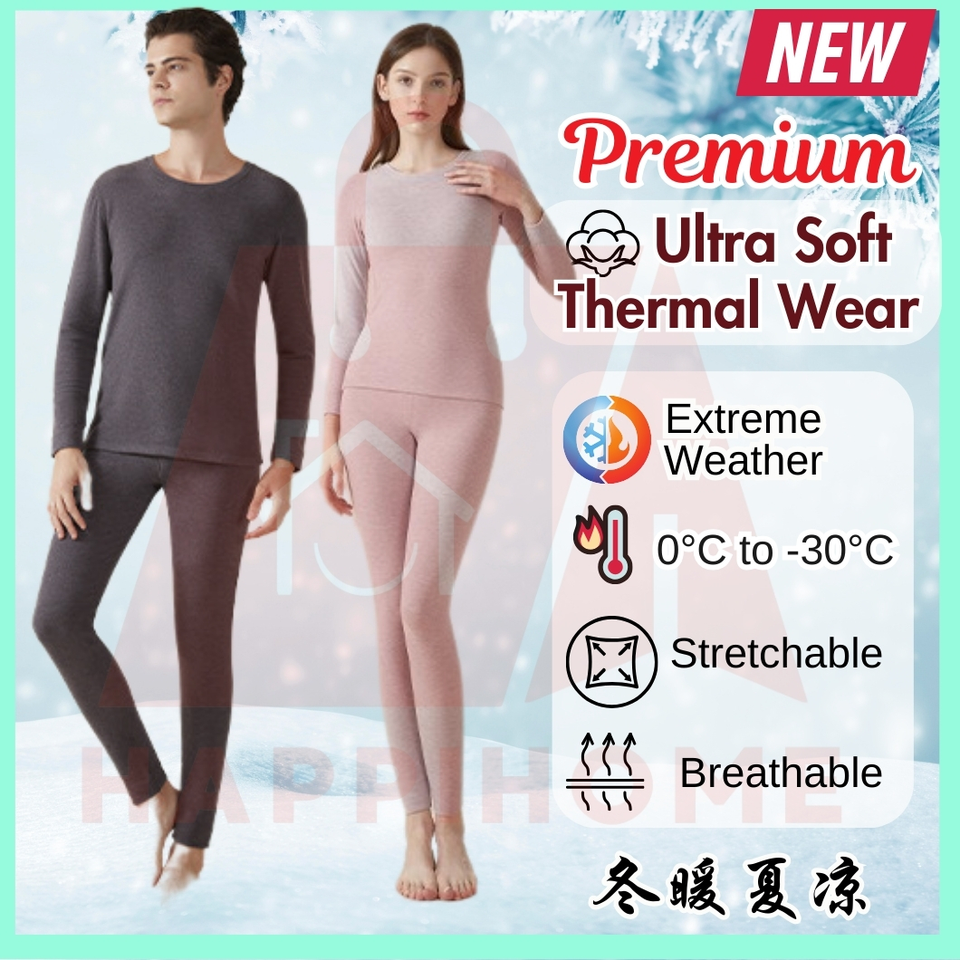 Thermal Wear Warm Inner Wear Fleece Winter Thermal Wool Underwear Long ...