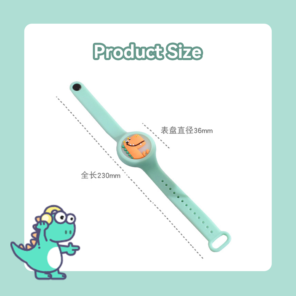 BEVAVAR Kids Children Anti Mosquito Watch Cartoon Light LED Nyamuk ...
