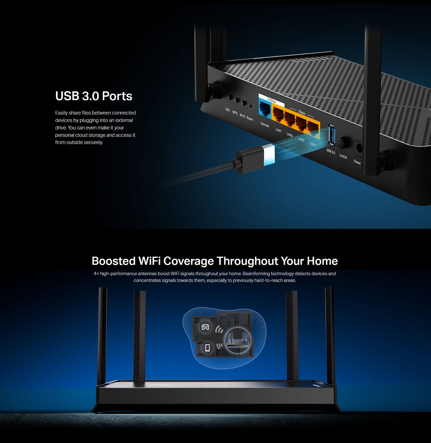 TP-LINK ARCHER BE230 BE3600 / ARCHER BE400 BE6500 DUAL-BAND WI-FI 7 ...