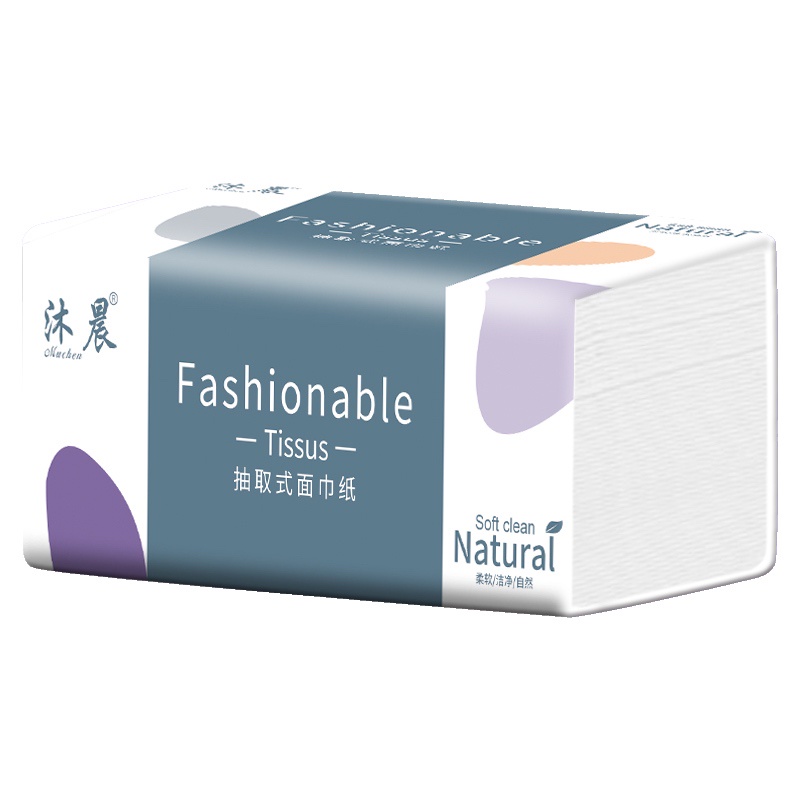 Soft Facial Tissue Paper Pack Tisu Paper Non-fluorescent Tissue 5ply ...