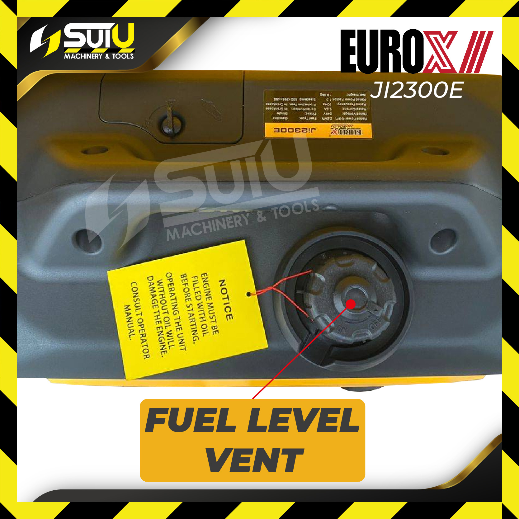 EUROX GOLD JI2300E Gasoline Inverter Generator / Penjana (Battery Starter) | Shopee Malaysia