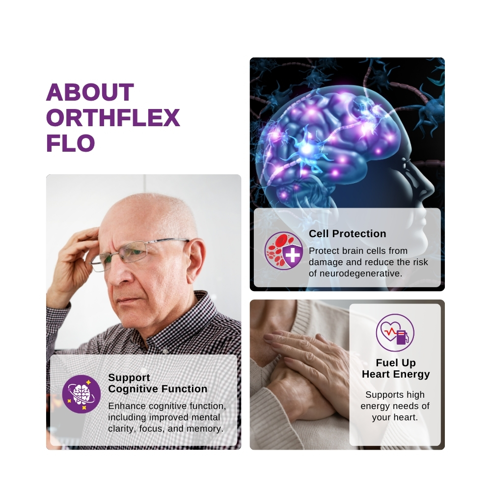 LPM ORTHFLEX FLO Supplement with Coenzyme Q10 CoQ10 and L Carnitine for ...