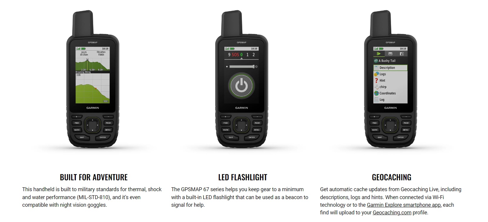 Garmin Gpsmap 67 | Handheld Gps Navigator Up To 180 Hours Baterry Life ...