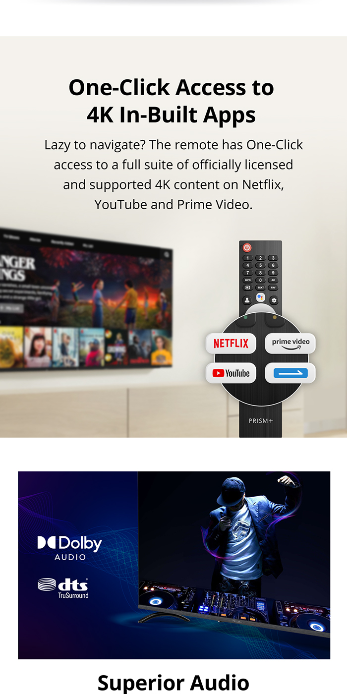PRISM+ Q55-QE Quantum Edition 4K Google TV 55 inch Quantum Colors ...