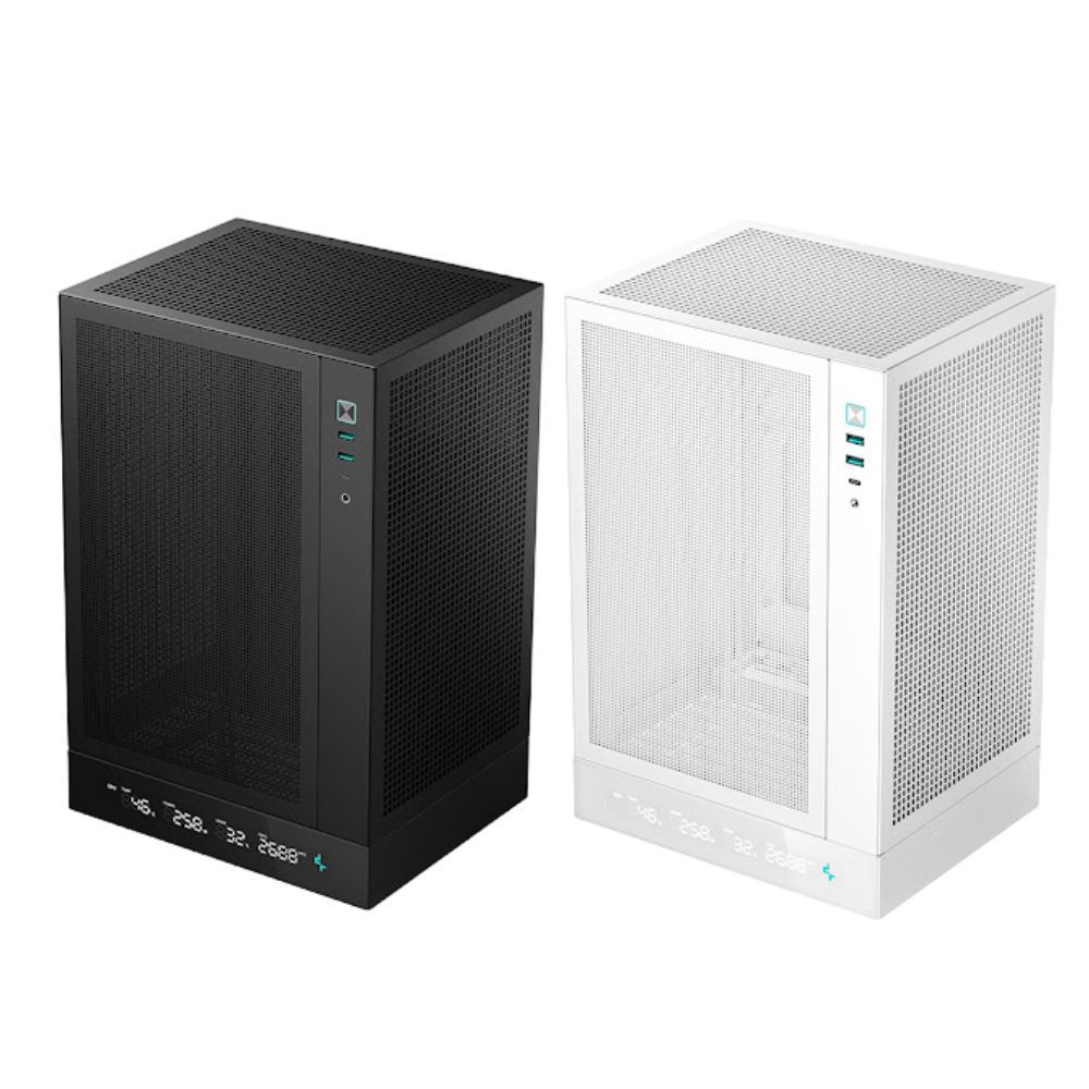 DEEPCOOL CH170 DIGITAL ITX DESKTOP PC CASE / CASING - BLACK / WHITE ...