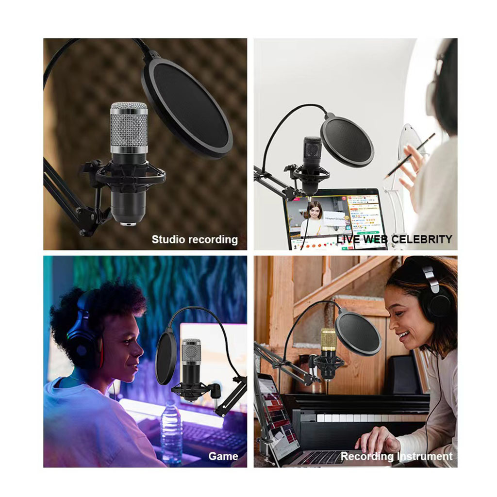 V8 V8S Live Sound Card with Bluetooth + BM800 Professional Condenser ...