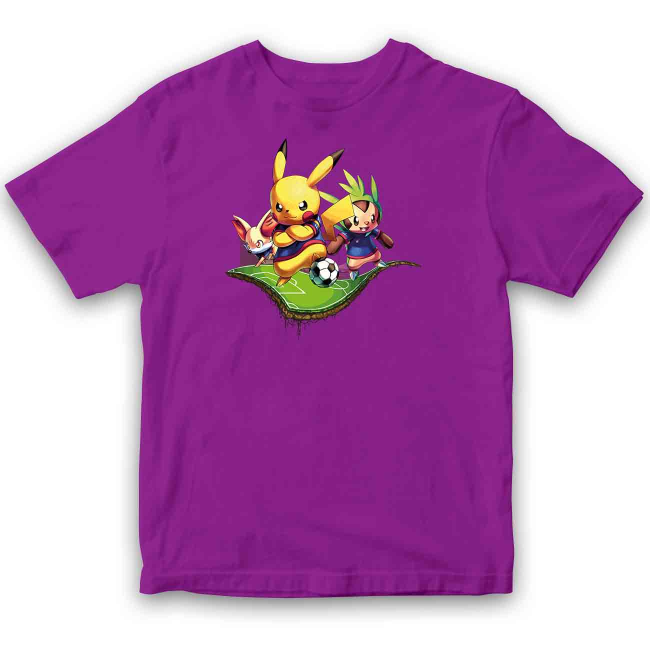 Pokemon Pikachu Football Fifa World Cup Kid T Shirt Cotton Viral Kemaja ...