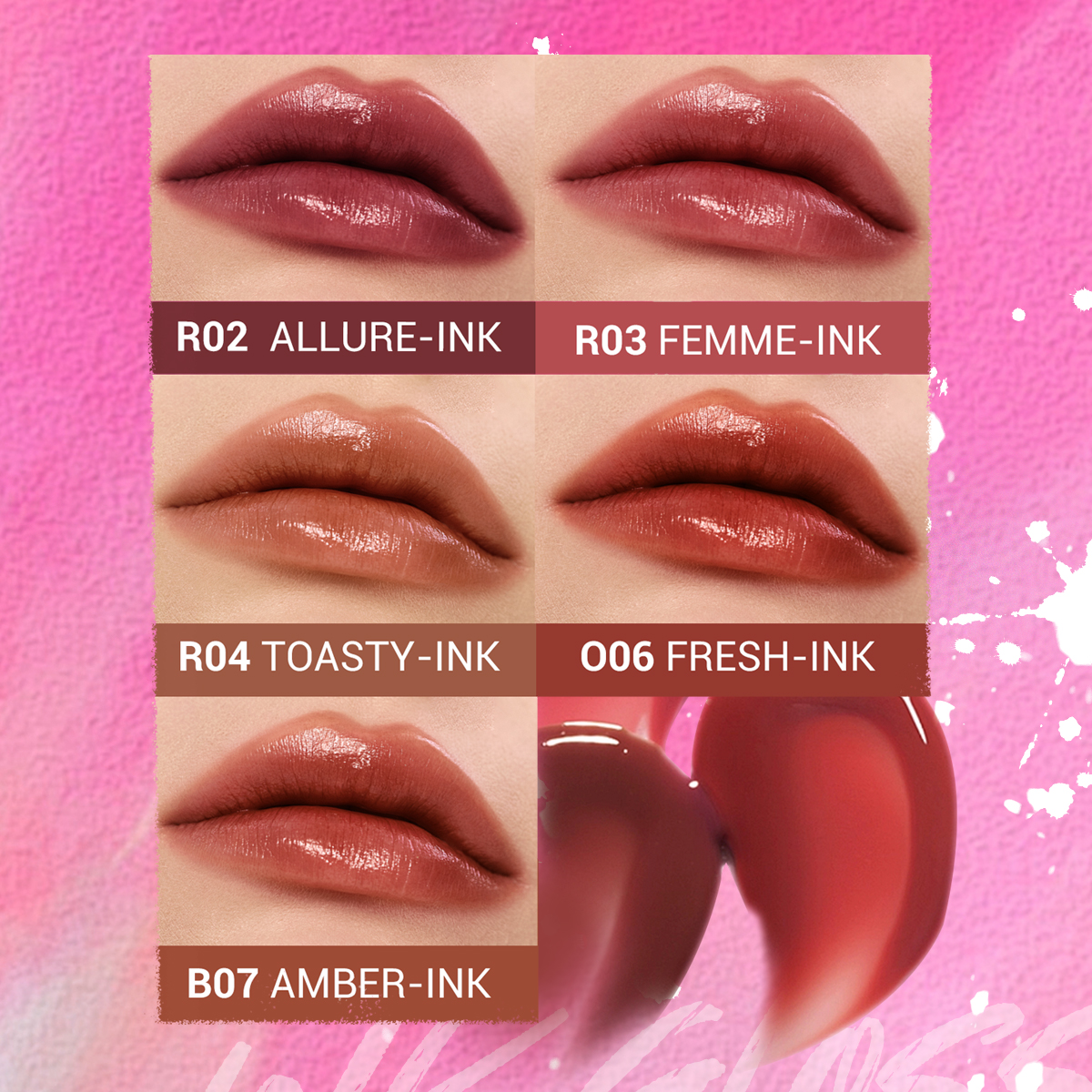 [MUST BUY!!] DAZZLE ME Ink-Matte & Ink-Gloss Lip Cream - 12 Hours Long ...