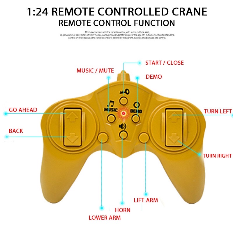 Rc Crane Kereta Kotrol Budak Crane control 2.4Ghz RC Crane 8 Channel ...