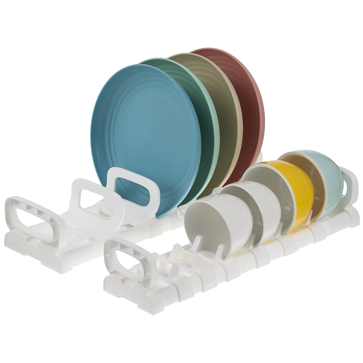 Plate Rack Dish washing Water Filter Partition Plate Dish Organizer ...