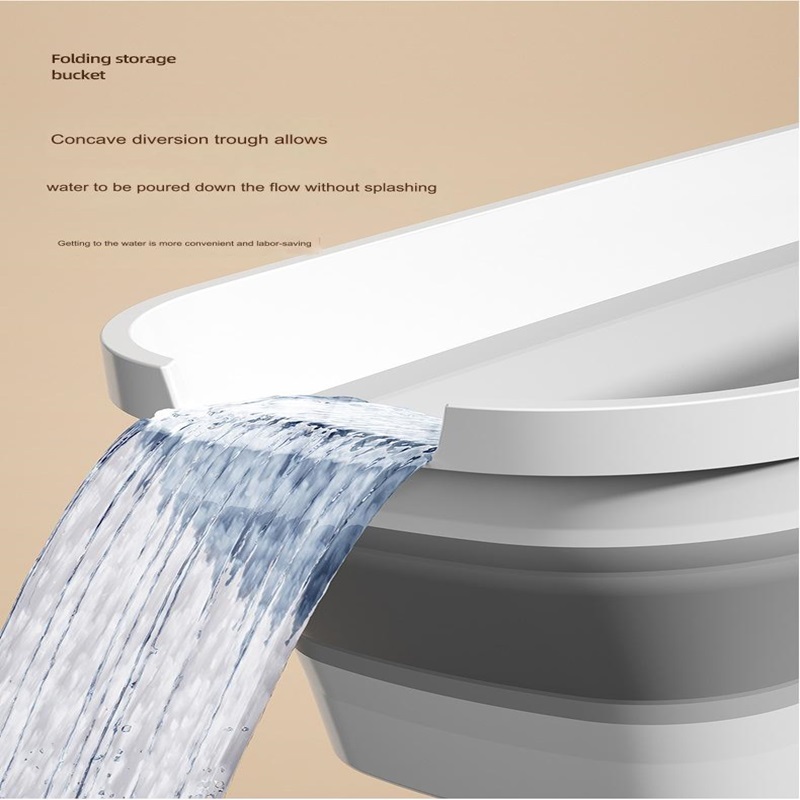 Solid Quality Baldi Air Boleh Lipat Collapsible Water Pail With Handle ...