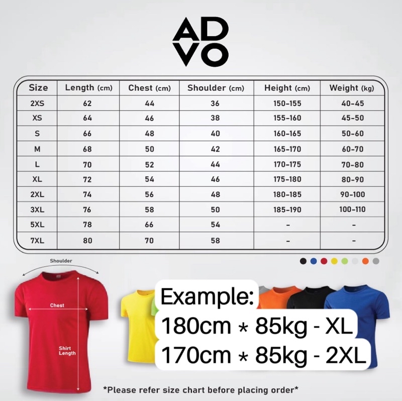 ADVO 5XL-7XL Plus Size Microfiber T-Shirt Men Round Neck T shirt Short ...