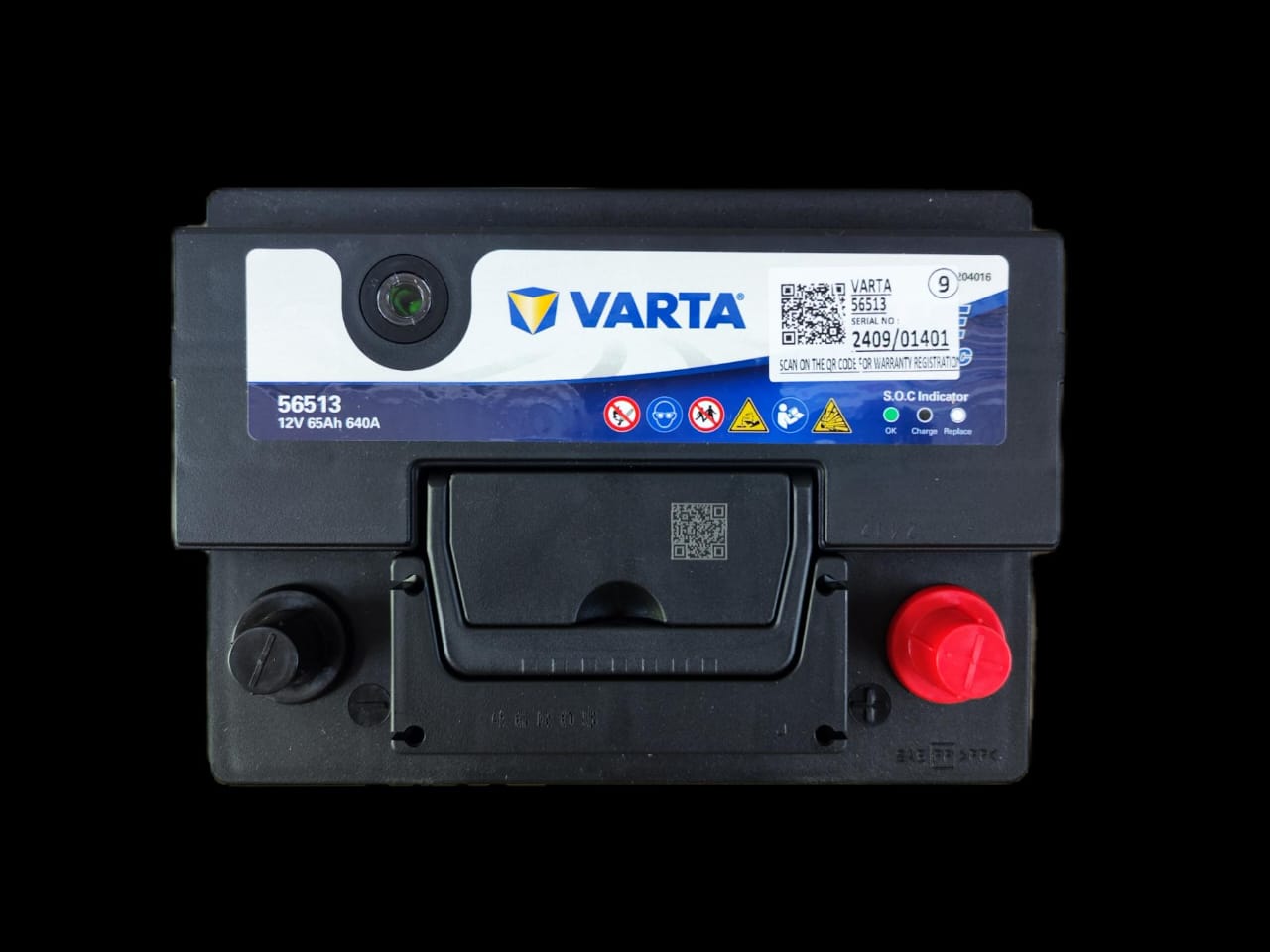 VARTA DIN65 56513 LN2- Blue Dynamic for X50 Peugeot 206, 305, 308, 405, 407, 508, Volkswagen ...