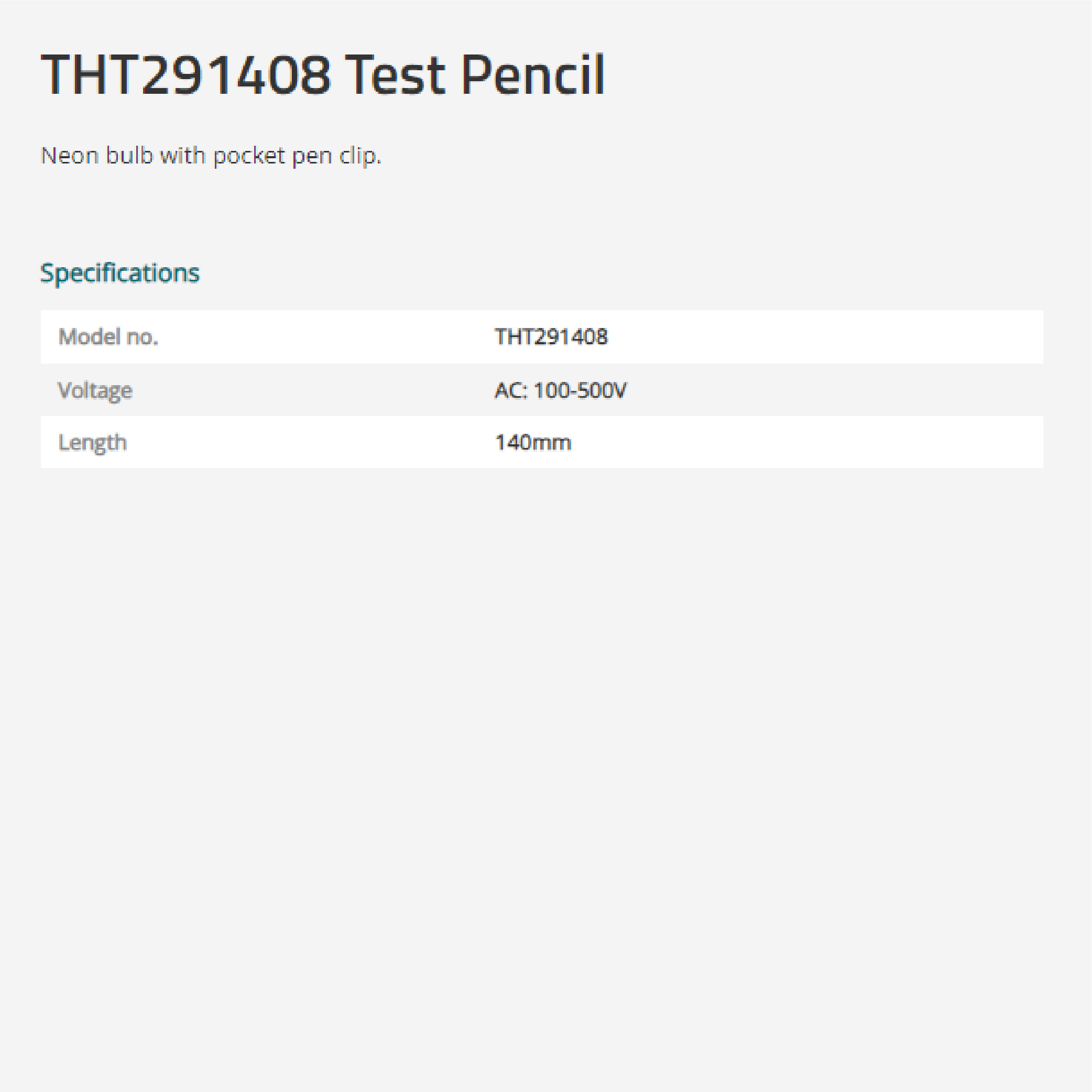 🔥 TOTAL Test Pen Electrical Heavy Duty Test Pen Total Test Pen Heavy ...