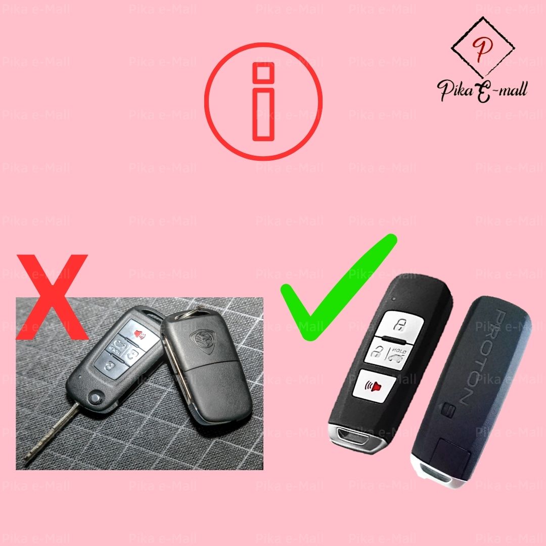 Proton Saga Premium S Iriz Persona Key Cover Pink Leather Cover Kunci ...