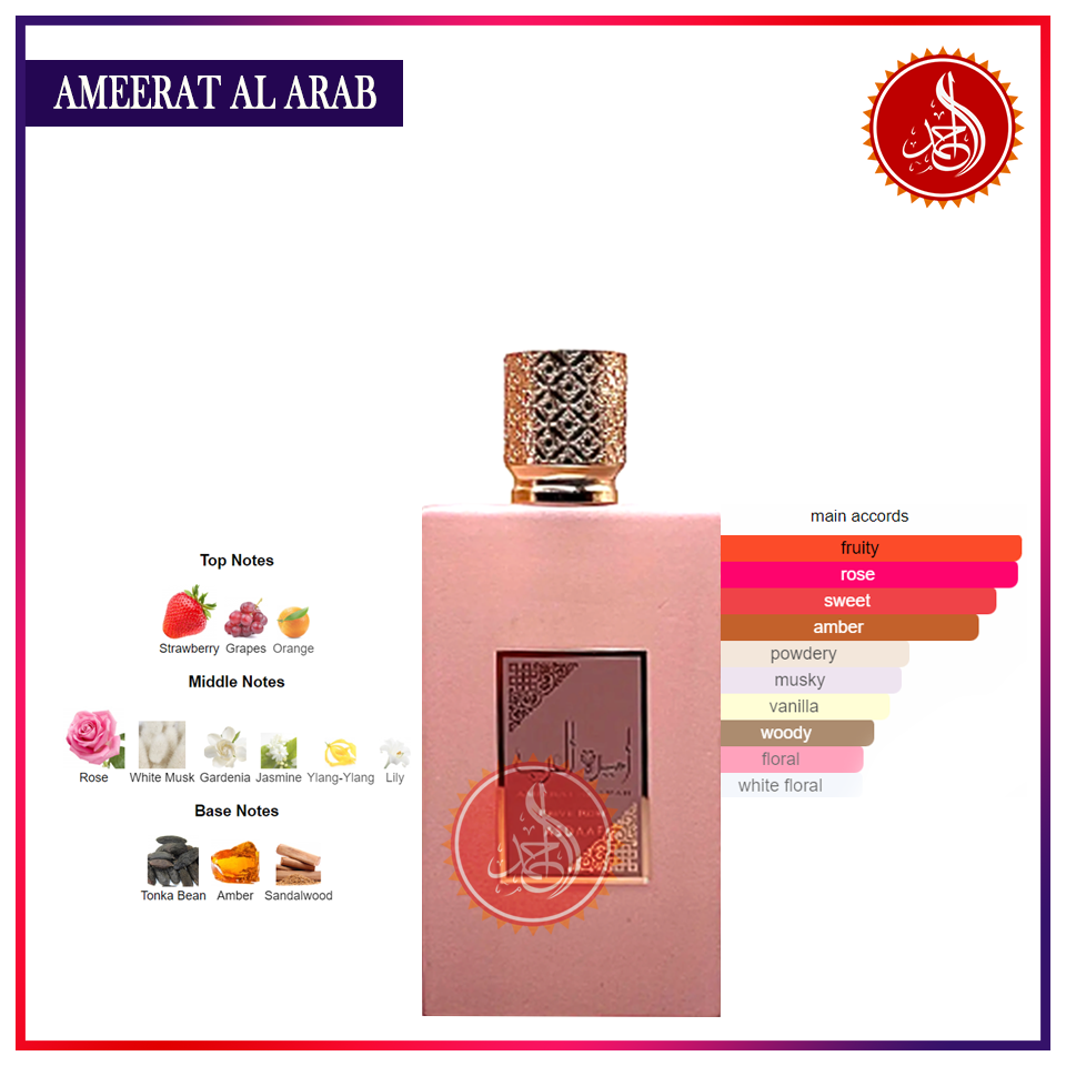 AMEERAT AL ARAB - Princess of Arabia Asdaaf (Eau De Parfum Natural ...