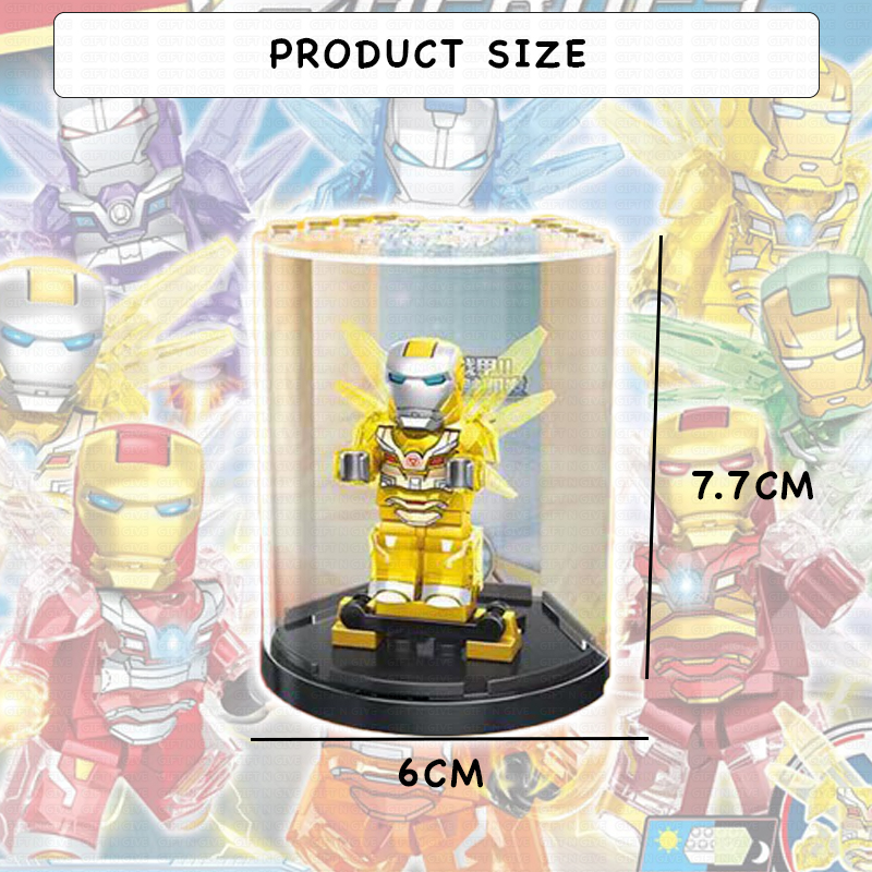 Super Hero Iron Man Ironman Mystery Surprise Blind Transparent Display ...