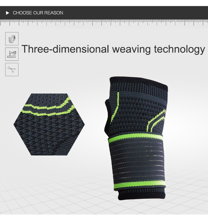 Sepasang One Pair Elastic Bandage Fitness Hand Palm Support Protective ...