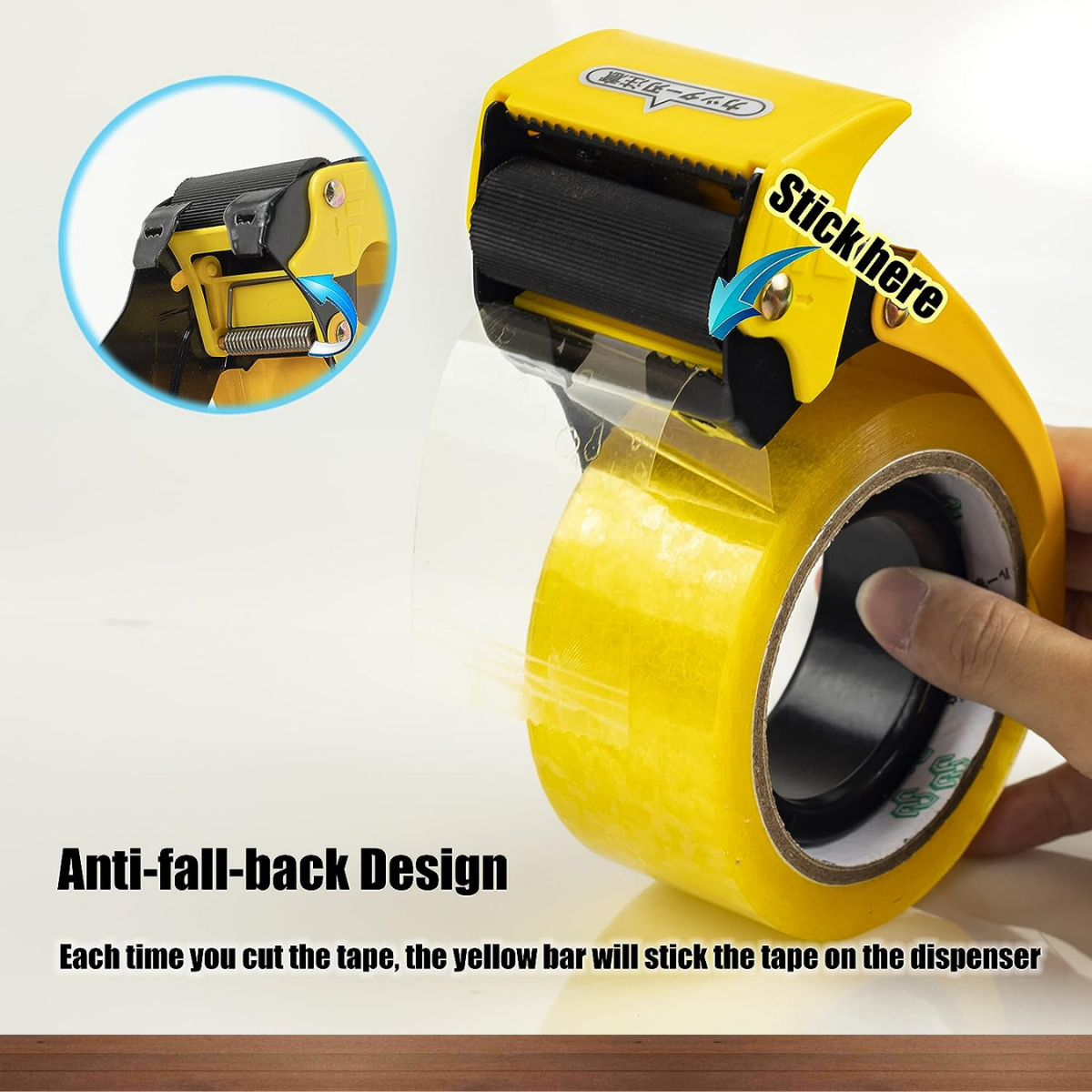 PROSUN 48mm Heavy Duty Tape Dispenser & OPP Packaging Tape – PS8050 ...