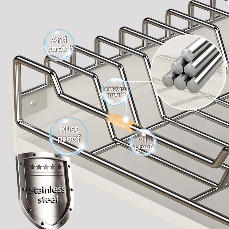 GSLIFE🔥Ready to Use🔥Stainless Steel 304 Kitchen Pull Out Drawer ...