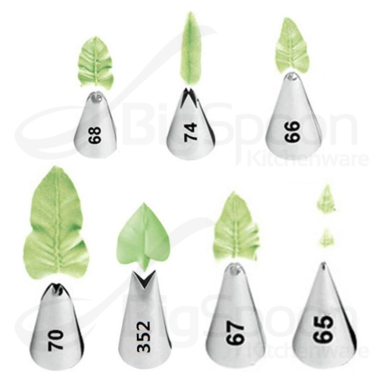 BAKECRAFT Russian Leaf Icing Piping Nozzle | Stainless Steel Churros ...