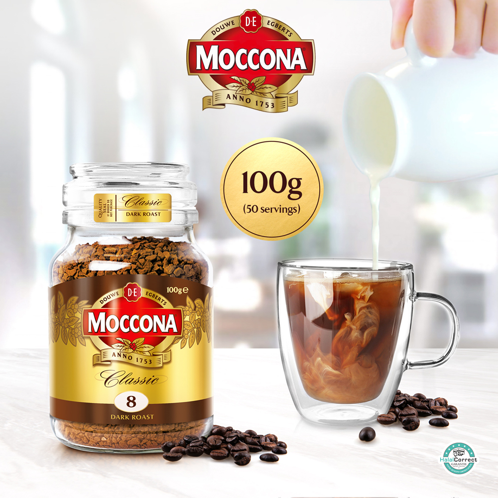 Moccona Classic Freeze Dried Instant Coffee-100g [HALAL] Ready Stock ...