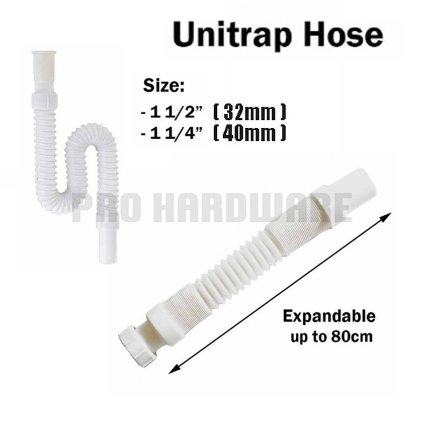 Flexible Hose Waste UPVC Drainage Hose in Sink / Outlet for Plumbing ...