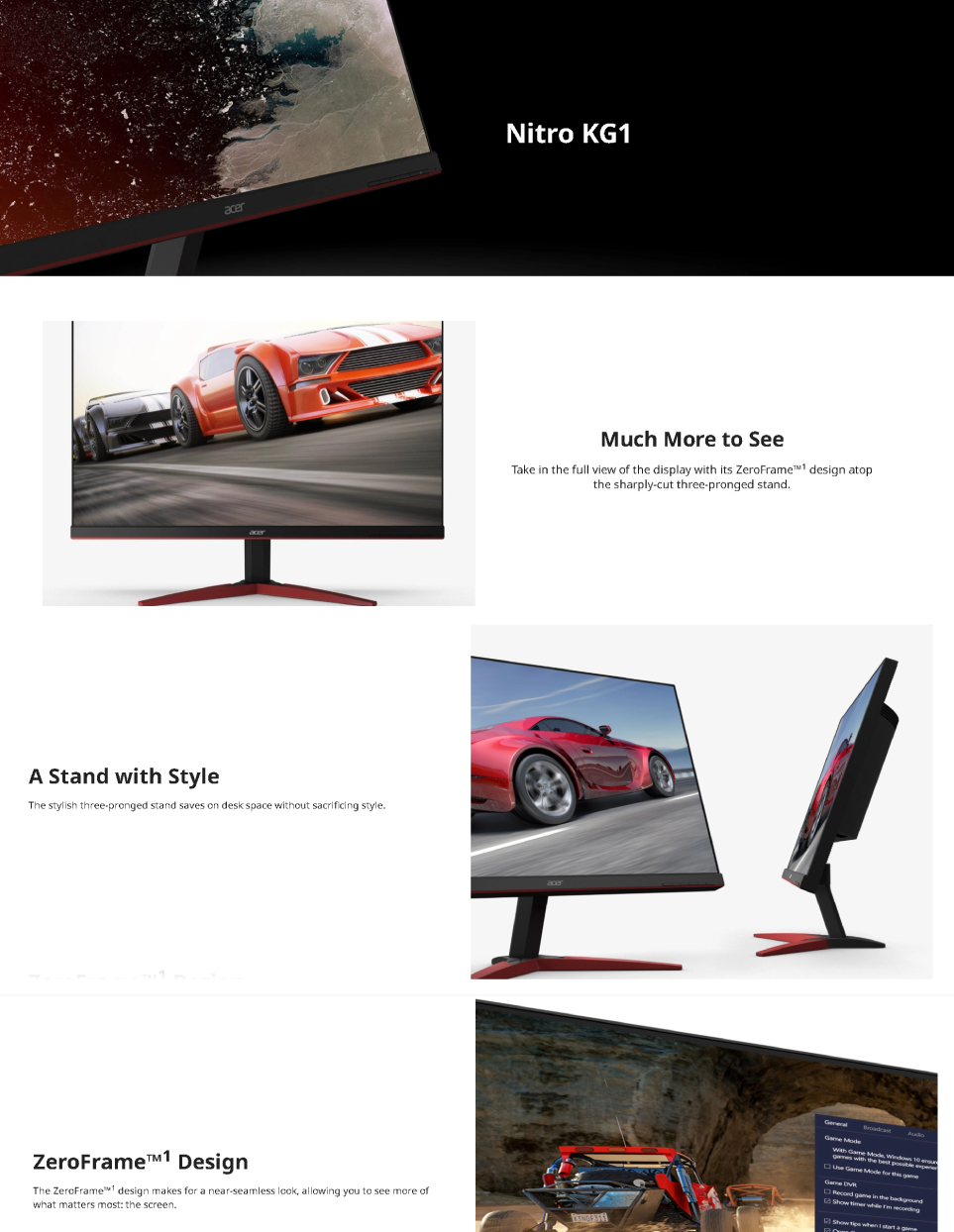 Acer Nitro KG271 M3 FHD IPS 180Hz Gaming Monitor (27") KG271 | Shopee ...