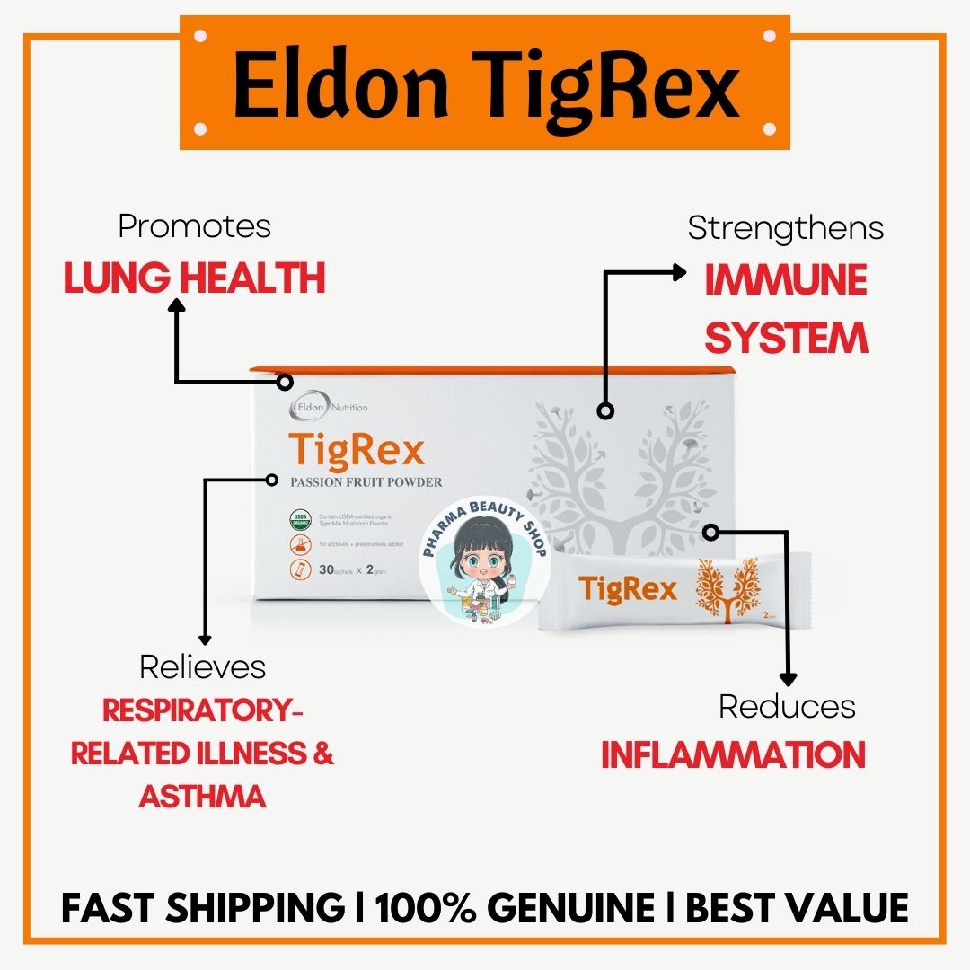 [FREE GIFT] Eldon Nutrition TigRex 2g x 30 sachets (Tiger Milk Mushroom ...