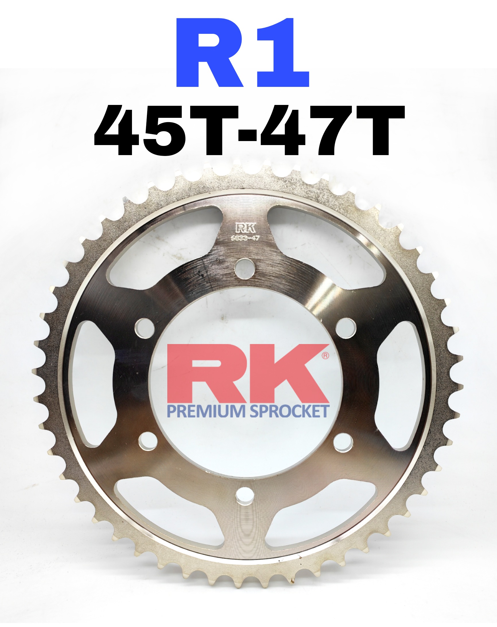 RK Sprocket Set YAMAHA R1 RK530 KRX X-Ring Rivet Black / Gold Chain ...